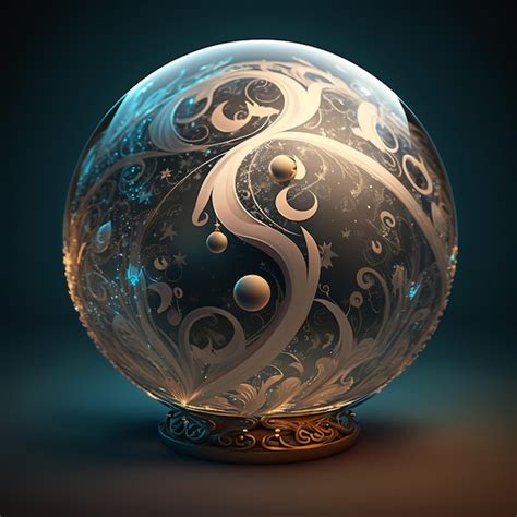 Premium Ai Image Magic Ball Energy Mysterious Orb Magical Prediction