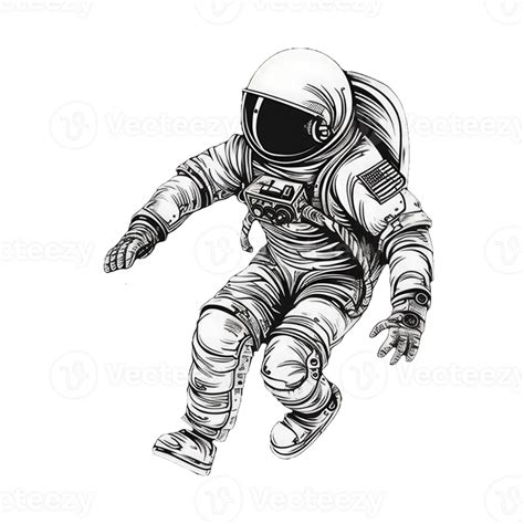 astronaut floating in space . 23529526 PNG