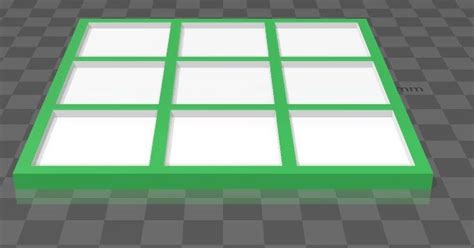 Tic Tac Toe Game By Josh Download Free Stl Model