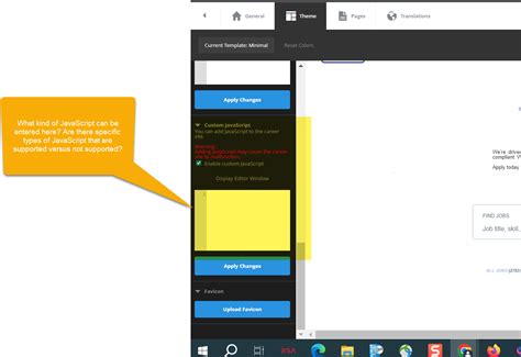 Custom JavaScript And ORC Career Sites Questions Cloud Customer Connect