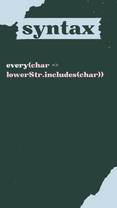 How Do You Know If A Sentence Is A Pangram Javascript Tutorial Code Youtube