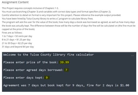 Solved C Language Pleaseassignment Contentthis Project