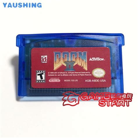 GBA Game Cassette Doom 2 DOOM2 EnglishChip Memory Lazada