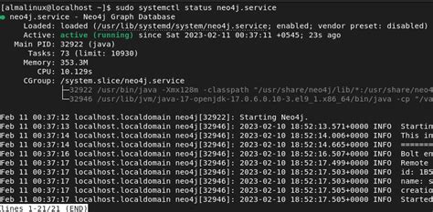 how to install and configure neo4j on almalinux linux wizardry