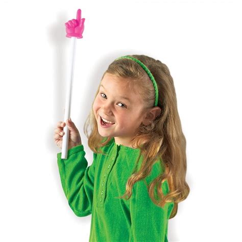 Learning Resources 15 Rainbow Hand Pointer Single Unit Random Colour