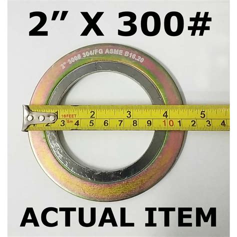 FLEXITALLIC GASKET 2 X 300 SPIRAL WOUND GASKET 304 FG ASME B16 20