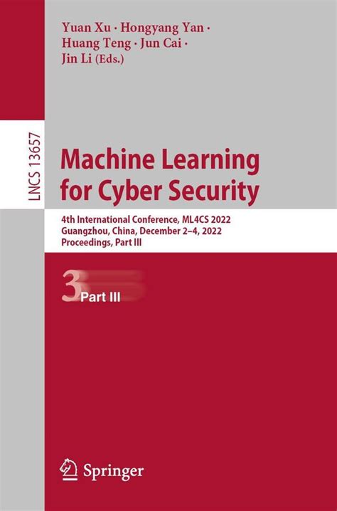 Machine Learning For Cyber Security Buch Jpc