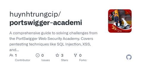 Github Huynhtrungcipportswigger Academi A Comprehensive Guide To