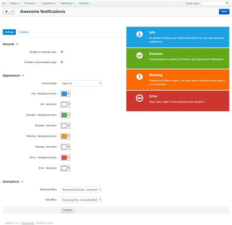 Awesome Notifications Add On For Cs Cart