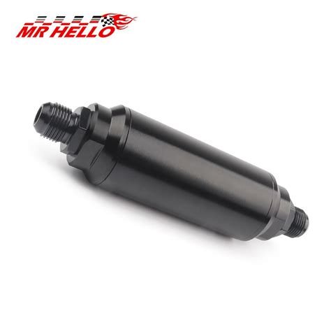 Gasoline Filter Inline Billet Aluminum Fuel Filter Grandado Gasoline Filter Inline Billet Aluminum Fuel Filter Grandado