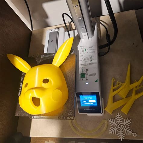 Pikachu Mask Print And Smile Edition By Magnetdanny Makerworld