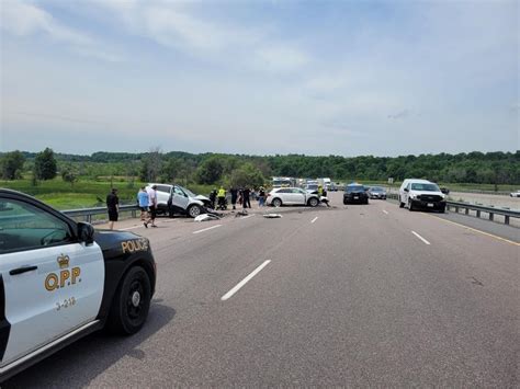 Wrong Way Crash On Highway 401 Seriously Injures 2 Near Kingston