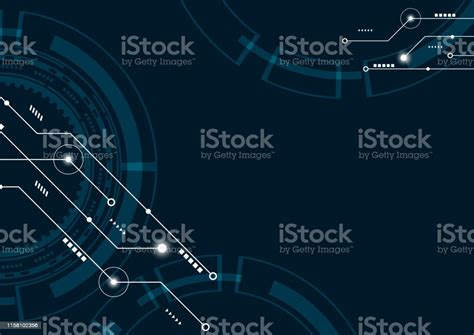 抽象的な幾何学的接続線とドットシンプルな技術グラフィックの背景イラストベクターデザインネットワークと接続の概念 つながりのベクターアート