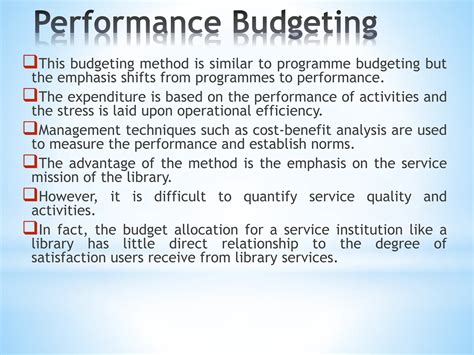 Budgeting Methods And Techniques Different Types Of Budgeting Pptx