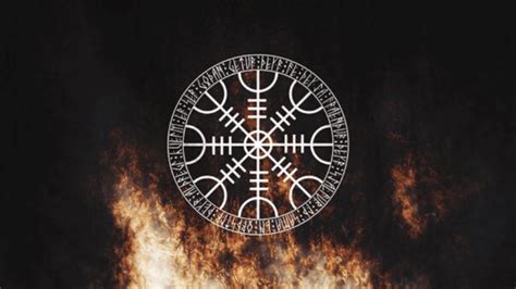 The Helm Of Awe [viking Symbol And Rune]