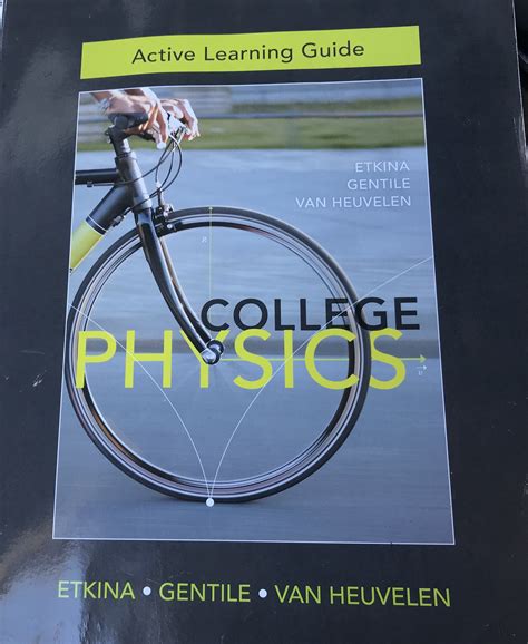 College Physics An Active Learning Guide The Reflective Physics Teacher