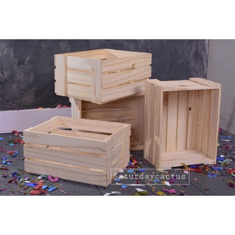 ลังไม้สน กล่องไม้สน ขนาดใหญ่ 3 ชั้น Shopee Thailand