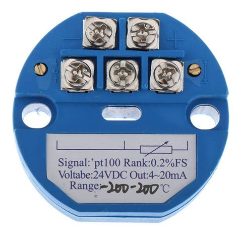 Módulo Transmisor De Sensor De Temperatura Rtd De 24 V Cc Varias
