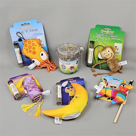 Smarter Paw Meowijuana Organic Catnip Cat Toy Variety Pack New Paywut