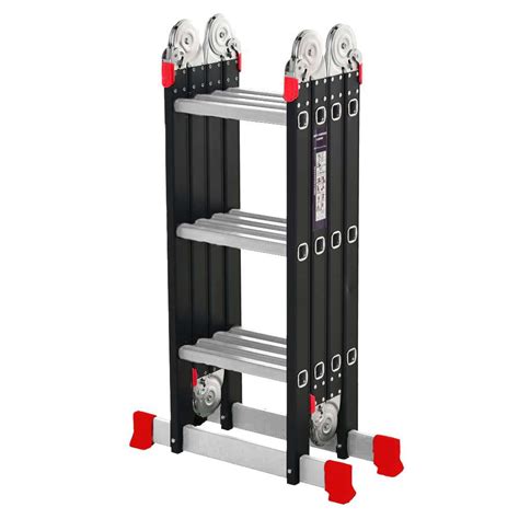 Black Proladder Multi Purpose Folding Ladder Cosave Power Build