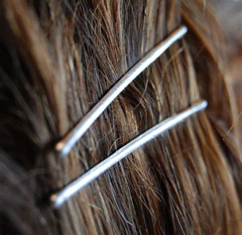 Silver Bobby Pins Colored Bobby Pins Decorative Bobby Pins Metallic