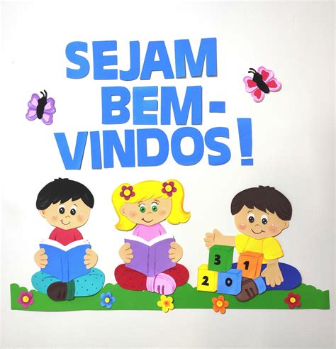 Kit Completo para Painel de Boas vindas em Eva Elo7 Conheça a emoção