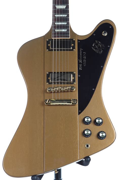 2013 Gibson Firebird 50th Anniversary Bullion Gold Guitar Chimp