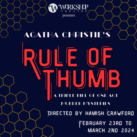 Agatha Christies Rule Of Thumb Ckua
