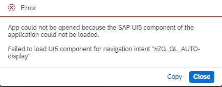 Fiori Custom App Failed To Load UI5 Component Fo SAP Community
