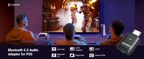 Ugreen Usb C Bluetooth Adapter For Ps5 Bluetooth 5 3 Audio Adapter With Aptx Low