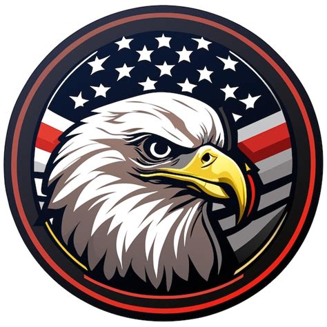 Premium Vector Bald Eagle Graphic For Usa Enthusiasts