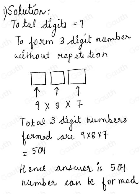 solved 1 how many three digit numbers can be formed using the digits