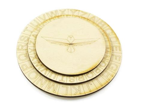 Caesar Cipher Wooden Cipher Wheel Wood Wheel Escape Room Puzzle Escape