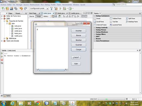 Java Ayuda método guardar en JFrame