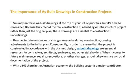 Ppt The Importance Of As Built Drawings In Construction Projects