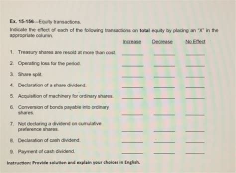 Ex Equity Transactions Indicate The Studyx
