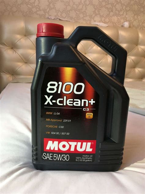 Купить моторное масло MOTUL 8100 X-clean + 5W-30 синтетическое 5 л ...