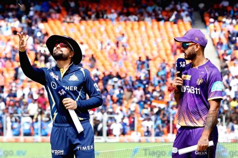 Ipl 2023 Gujarat Titans Stand In Captain Rashid Khan Win Toss Elect