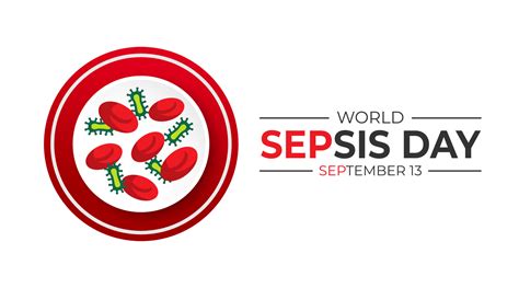 World Sepsis Day Design With Blood Illustration 21593139 Vector Art At