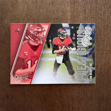 2021 Panini Prestige Prestigious Pros Tom Brady Pp Tb Tampa Bay