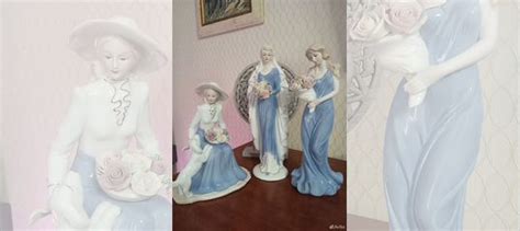 Фарфоровые статуэтки дамы купить в Москве Хобби и отдых Авито