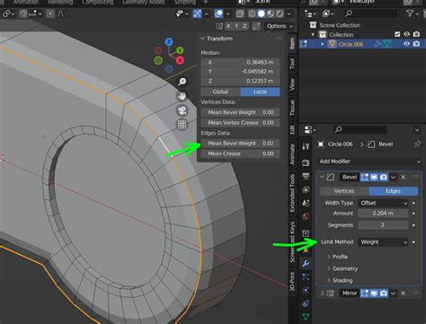 Edit Mode Why Is My Bevel Modifier Not Doing Anything Blender
