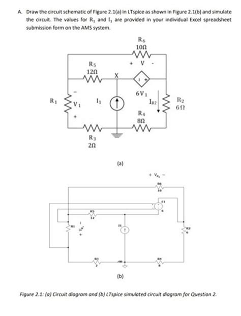 Solved A Draw The Circuit Schematic Of Figure 21a In Ltspice As Shown 1 Answer