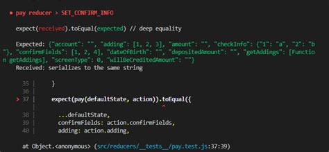 Testing Jest Throws An Error Received Serializes To The Same String