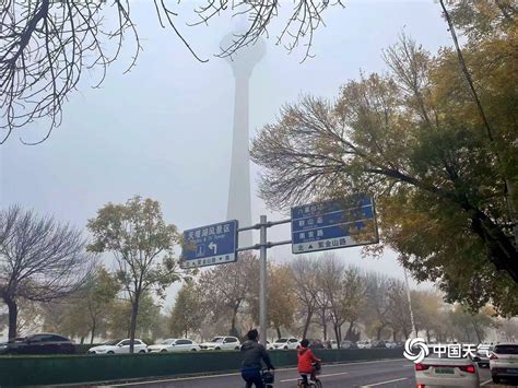 天津雾和霾来扰 城市朦胧能见度不佳 图片频道