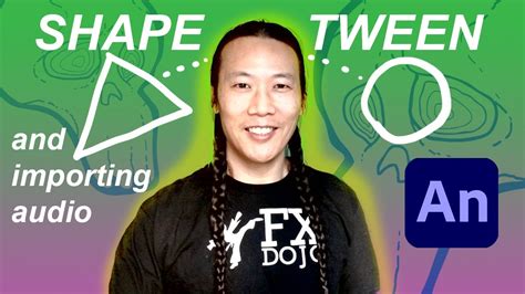 Make A Shape Tween Using Adobe Animate And How To Import Audio YouTube