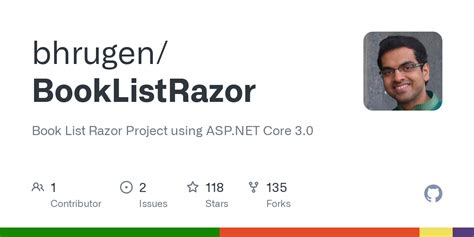 GitHub Bhrugen BookListRazor Book List Razor Project Using ASP NET