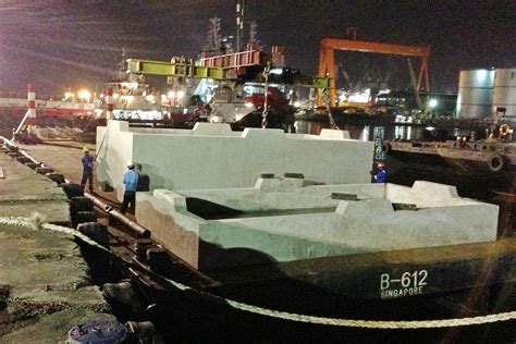 Fire Chamber Precast At Ayer Chawan Basin Jurong Island Concrete Innovator