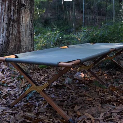Tnr Teak Wood Army Bed Camporium 露营谷