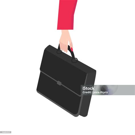 여자의 손에는 외교관 서류 가방이 있습니다 외교 사업 사업가 플랫 그림 벡터 가득 찬에 대한 스톡 벡터 아트 및 기타 이미지 가득 찬 개념 개발 Istock